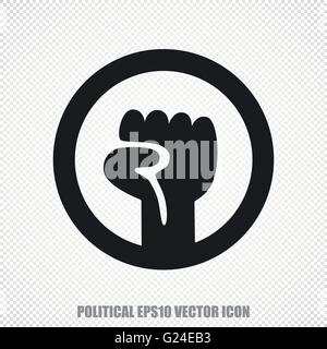 Political vector Uprising icon. Modern flat design Stock Vector Image ...