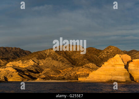 Coastline at dawn Punta Colorado, Baja California, Mexico Stock Photo ...