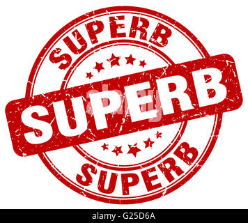 super red grunge round vintage rubber stamp Stock Photo - Alamy