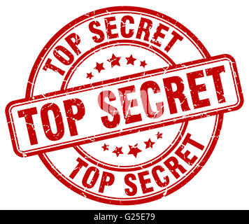 TOP SECRET red round stamp Stock Photo - Alamy