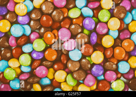 Closeup of the pile of colorful sweet bonbons Stock Photo - Alamy