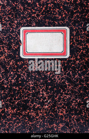 old school notebook cover Stock Photo - Alamy