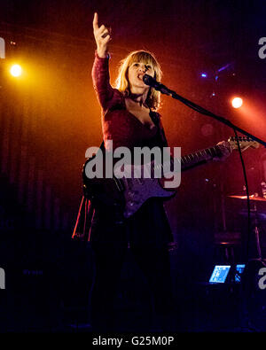 Ritzy Bryan of The Joy Formidable performing at The Cockpit in Leeds ...