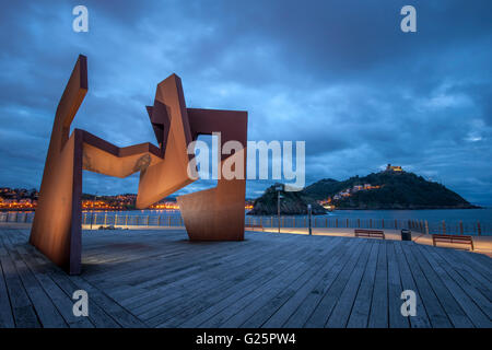 Jorge Oteiza sculpture. Donostia. San Sebastian. Euskadi. Vasque ...