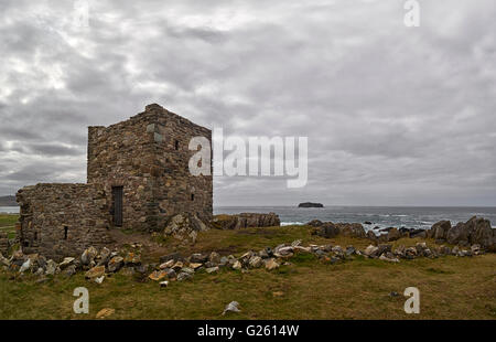 The Castles or Carrickabraghy Castle of O'Doherty Doagh Island ...