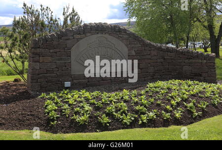 Highland Spring bottling plant Blackford Scotland May 2016 Stock Photo ...