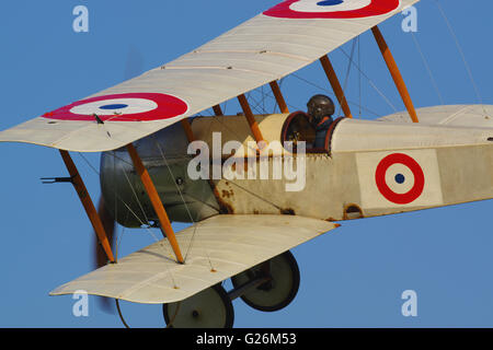 Bristol Scout 1264 Replica at Stow Maries airfield Stock Photo - Alamy
