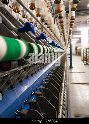 Production heads called spindles textile automatic cone machine Stock ...