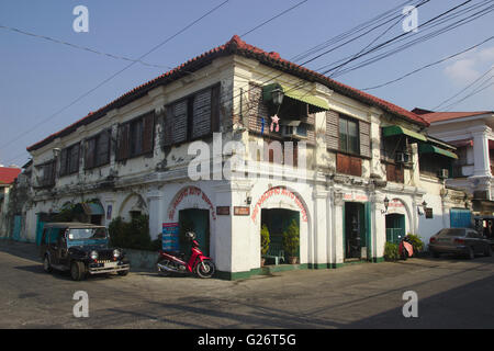 Old city Vigan in the Philippines. Historic colonial town in Spanish ...