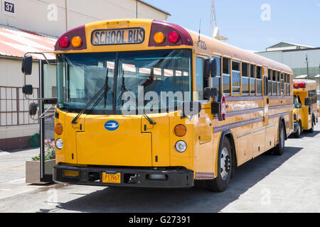 School bus, Honolulu, Oahu Island, Hawaii Islands, Usa Stock Photo - Alamy