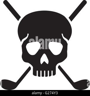 Golf Skull Logo. Golf Sport Logo Stock Vector Image & Art - Alamy