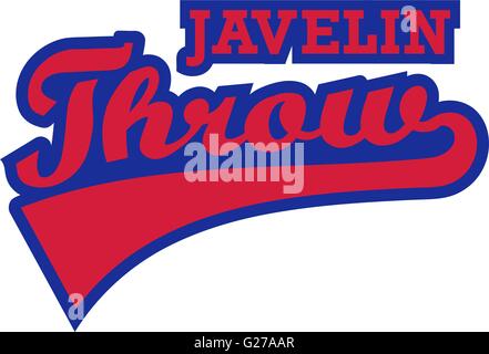 Javelin word retro Stock Vector Image & Art - Alamy