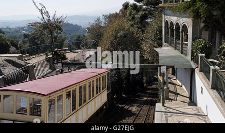 19th century funicular in Bom Jesus do Monte Sanctuary in Braga ...