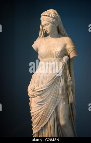 Statue of Melpomene. Muse of Tragedy. Roman, after Greek model of 2nd ...