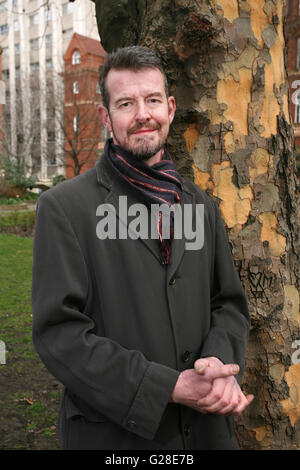 Adam Mars-Jones, British novelist, photographed in Queens Square ...
