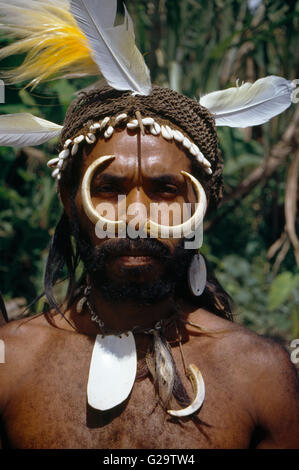 Irian Jaya Indonesia Membegan - Yali People Dancing At Ceremony Stock ...