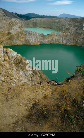 Flores Indonesia Moni Keli Mutu Crater Lake Stock Photo - Alamy