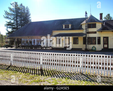 Thendara Station, Old Forge, New York. One of four depot for boarding ...
