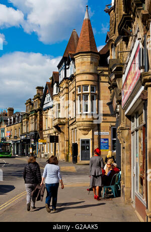 Tourist town of Matlock in Derbyshire Peak District England Stock Photo ...
