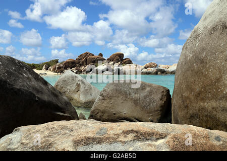 Swimming at Devil's Bay, The Baths, Virgin Gorda, British Virgin ...