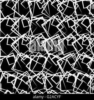 Random, scattered squares abstract uncolored geometric pattern Stock Vector Image & Art - Alamy