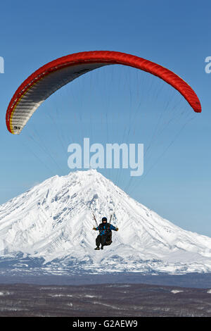 Sunny winter day on Mount Washington in British Columbia Canada Stock ...
