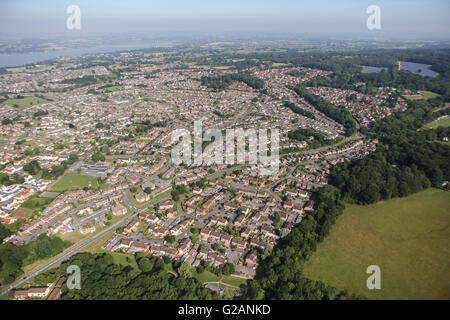 An aerial view of the Devon town of Exmouth Stock Photo - Alamy