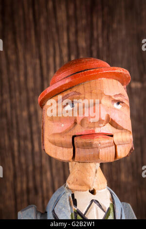 Head of a wood puppet Stock Photo - Alamy