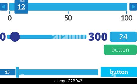 preloaders and progress loading bars, slide set Stock Vector Image ...