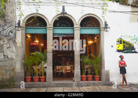 Portella Restaurant, Santa Teresa, Rio de Janeiro, Brazil Stock Photo ...