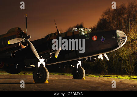 Handley Page Halifax WW2 bomber - Friday 13th Stock Photo - Alamy