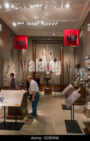 A gallery inside the Walters Art Museum, Baltimore, Maryland Stock ...