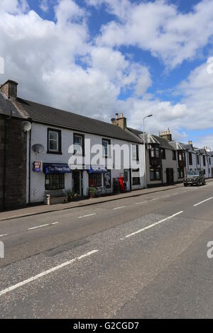 Braco street scene with village shop Scotland May 2016 Stock Photo - Alamy