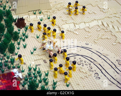 Ancient Egyptian Pharaoh lego model at Kingdom of The Pharaohs ...