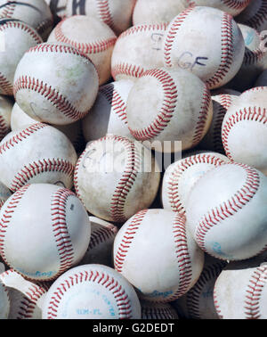 bunch of baseballs Stock Photo - Alamy