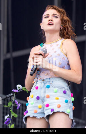 MisterWives - Mandy Lee performs during the 2022 BottleRock Napa Valley ...