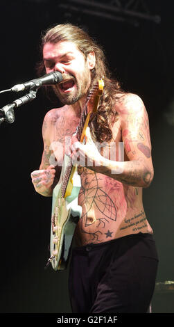Biffy Clyro perform onstage during BBC Radio 1's Big Weekend at ...