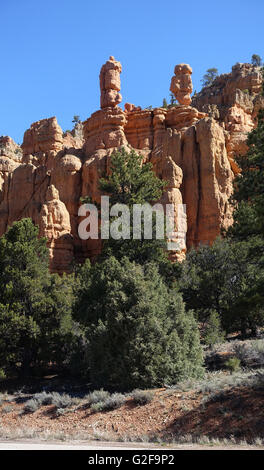 Highway 12, near Bryce Canyon National Park, Utah, USA Stock Photo - Alamy