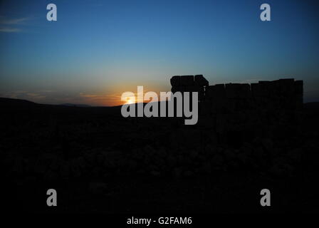 Khrab Shams At Sunset Stock Photo - Alamy