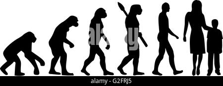 Kindergarten Teacher Evolution Stock Photo - Alamy