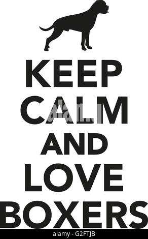 I love boxers Stock Photo - Alamy