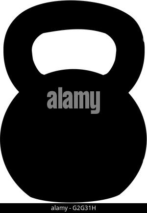 Illustration Kettlebell Icon Stock Photo - Alamy