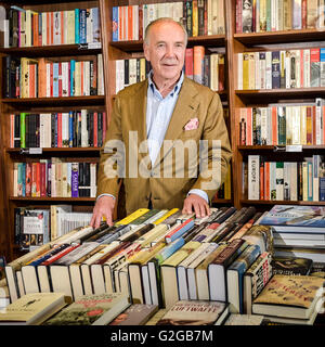 Robert Hiscox in his White Horse Bookshop in Marlborough, Wiltshire, as ...
