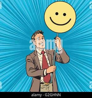 Protester with a poster Emoji smiley Stock Vector Image & Art - Alamy