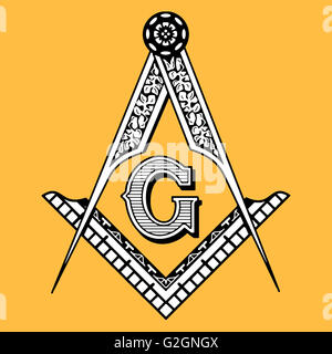 The Masonic Square and Compass symbol, great for tattoo or artwork ...