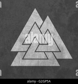 Valknut 2 (grey Stock Photo - Alamy