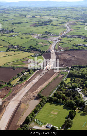 Aerial view the M6 under construction at junction at Great Barr 8/10/69 ...
