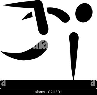 Parkour icon Stock Vector Art & Illustration, Vector Image: 104706109 ...