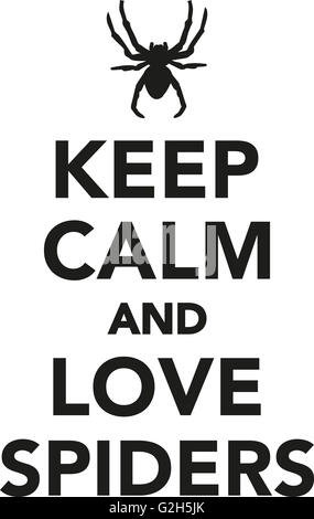 Keep calm and web icon Stock Photo - Alamy