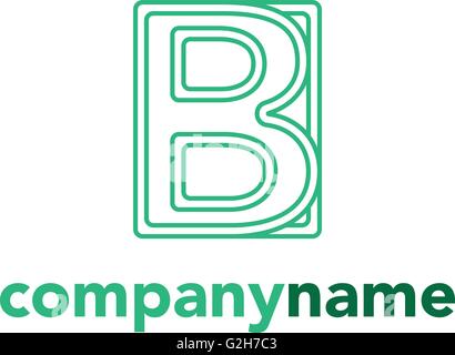 Letter icon green vector isolated on white background Stock Vector ...